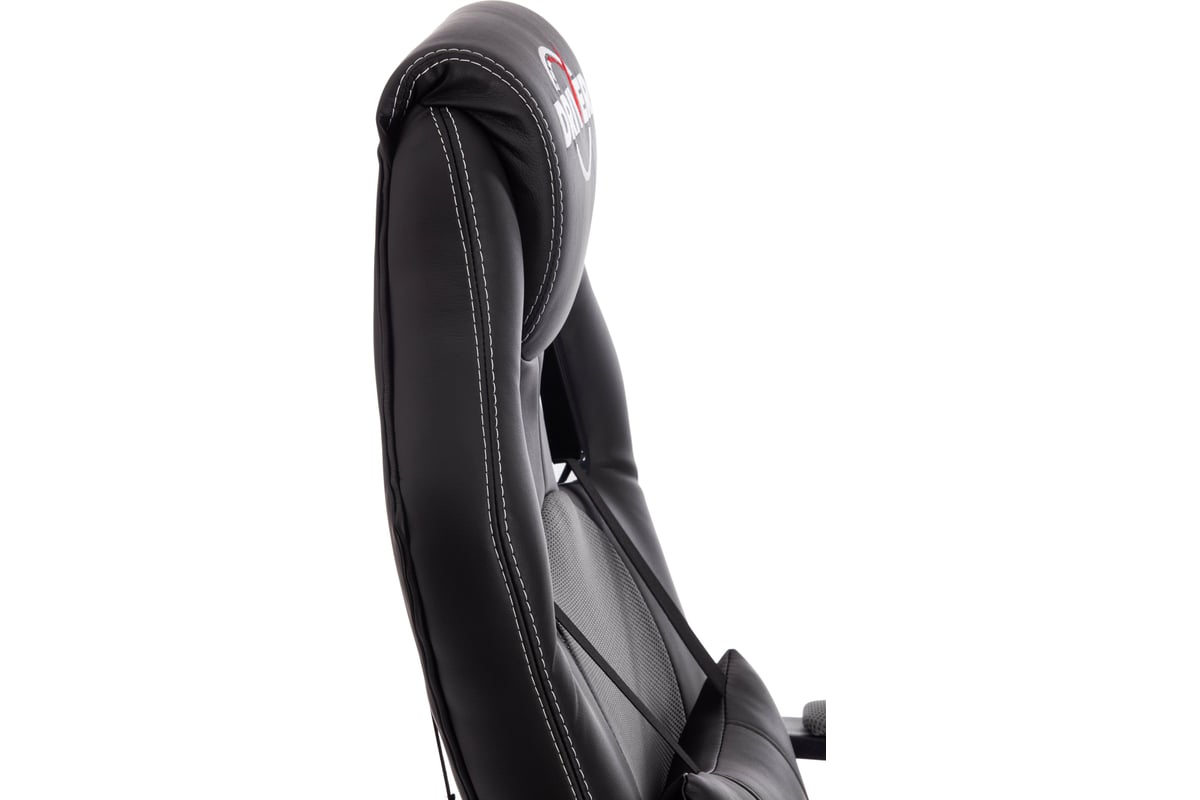 Кресло Tetchair driver 22 кожзаменитель/ткань, черный/серый 36-6/tw-12 19298 - выгодная цена ...