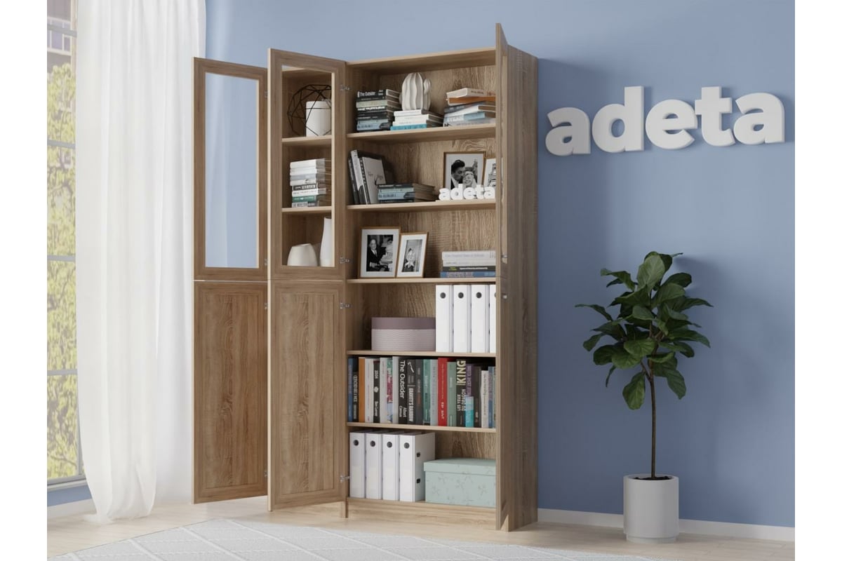 Книжный шкаф ADETA IKEA Билли 338 beige 2190388 - выгодная цена, отзывы ...