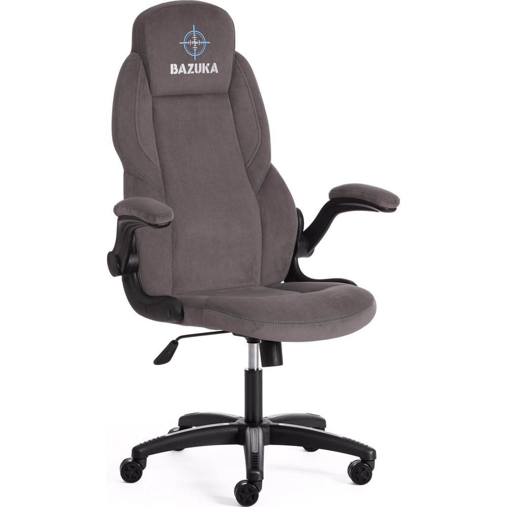 Кресло Tetchair bazuka 29/29/06 флок, серый/серый перфорированный 19456 - выгодная цена, отзывы ...