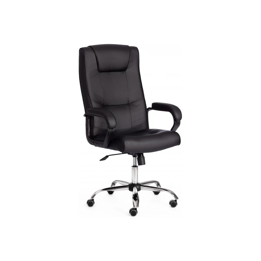 Кресло Tetchair maxima 36-6 хром 22, кожзам, черный 19513 - выгодная цена, отзывы ...