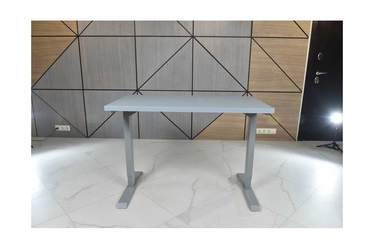 Стол с электрической регулировкой высоты StolStoya BAZALT рама серая ...