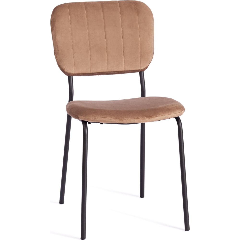 Стул Tetchair carol mod. uc06, металл, вельвет, 45x56x82 см, brown ...