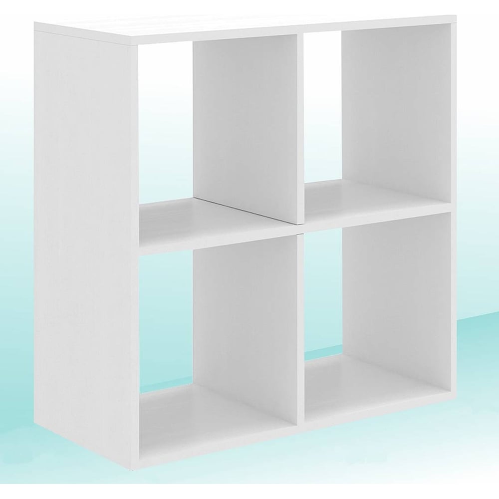 Стеллаж MIXLINE 720x720x250, ЛДСП, белый текстура, 4 ячейки, крепеж ...