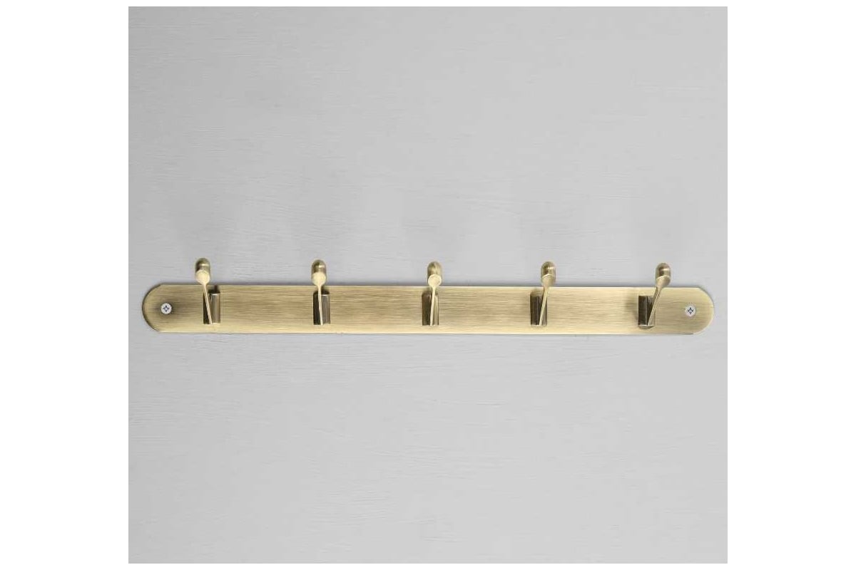 Вешалка ТУНДРА 5-ти местная (арт.309), цвет бронза 857075 - выгодная ...