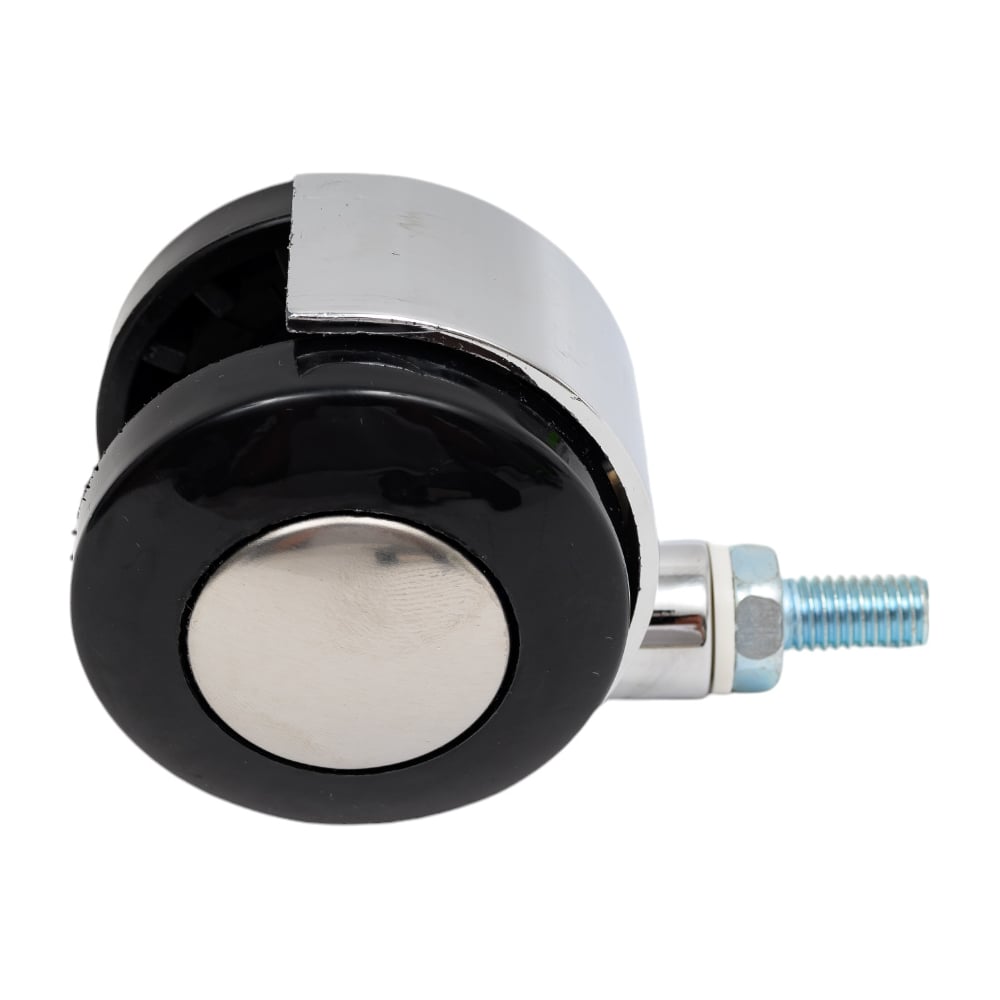 Мебельное колесо Tech-Krep поворотное, пластик, хром, резьба М8, D50, б/т - пакет 152352 ...