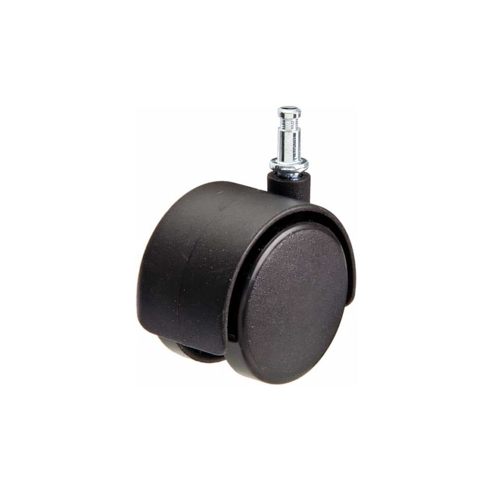 Мебельное колесо Tech-Krep поворотное, пластик, черный, штифт М8, D40, б/т - пакет 152336 ...
