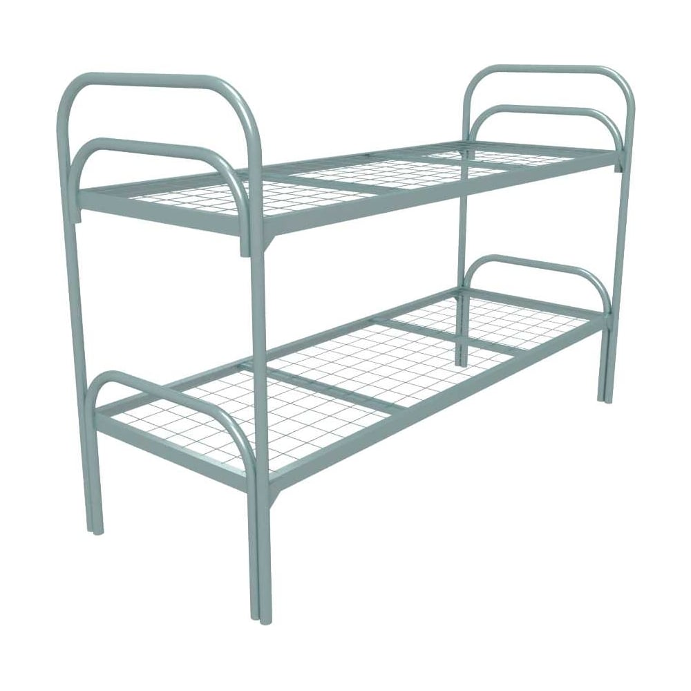 Металлическая двухъярусная кровать SAMGRUPP хард + 2 (700x1900, сетка ...