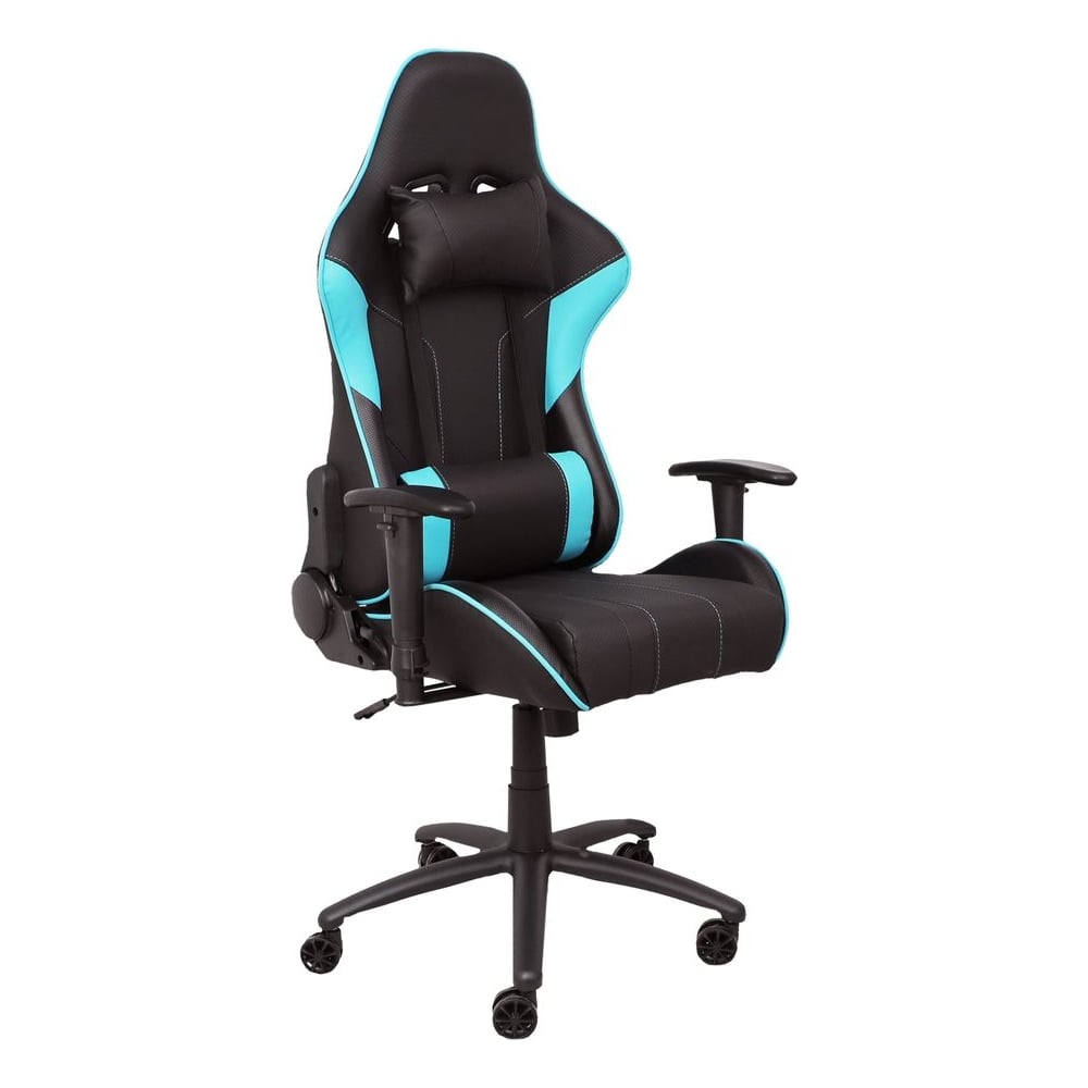 Поворотное кресло AKS Home IRON, бирюзовый, черный 73337 - выгодная ...