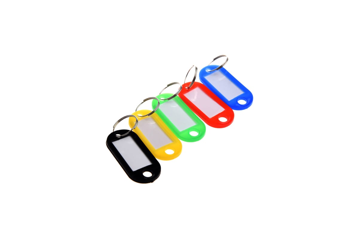 Бирка для ключей Осколпласт 100 шт./пак. ассорти 100 - выгодная цена ...