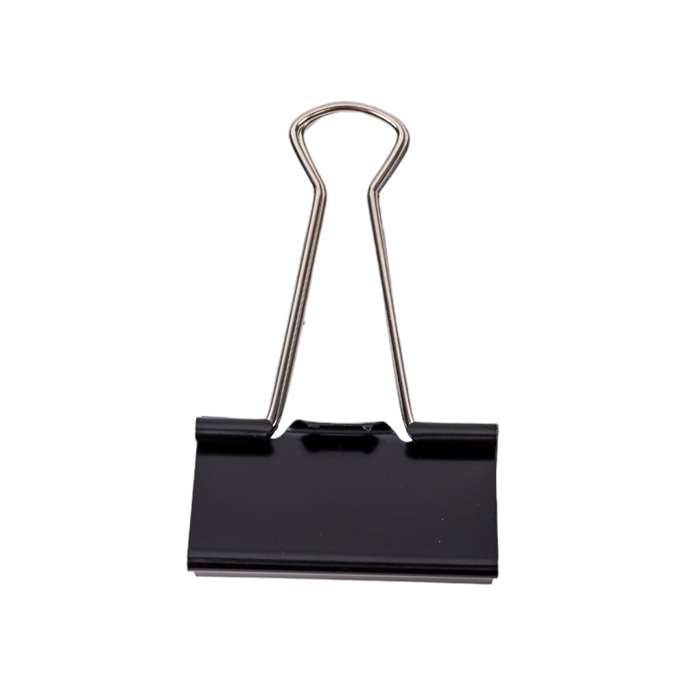 Зажим WORKMATE канцелярский, 51 мм, черный, 12 шт./упак 15-1612 ...