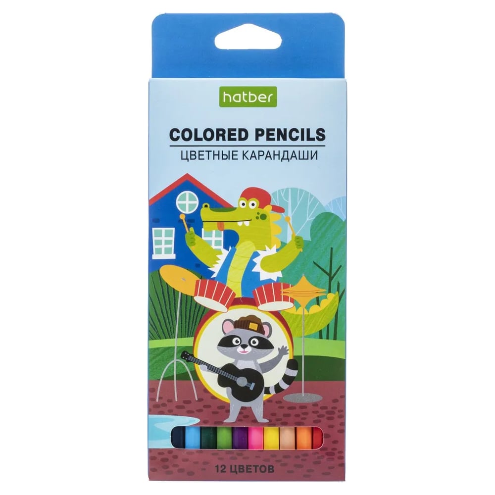 Цветные карандаши Hatber ECO 12 цв., Каникулы 077747 - выгодная цена, отзывы, характеристики ...