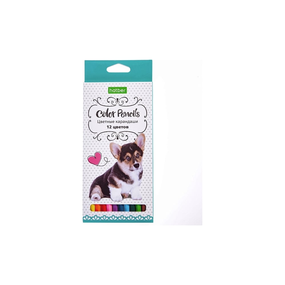 Цветные карандаши Hatber ECO 12 цв., Верные друзья 068382 - выгодная цена, отзывы ...