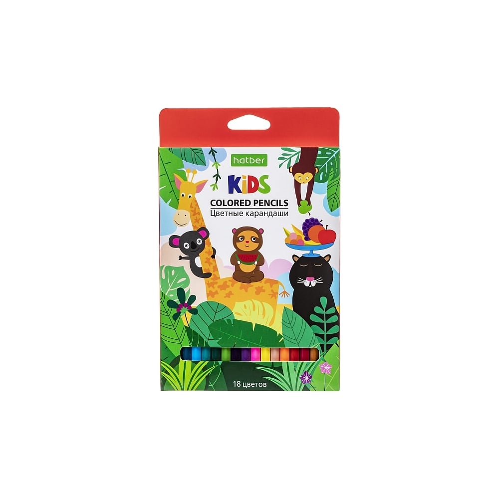 Цветные карандаши Hatber ECO 18 цв., Африка 078351 - выгодная цена, отзывы, характеристики, фото ...