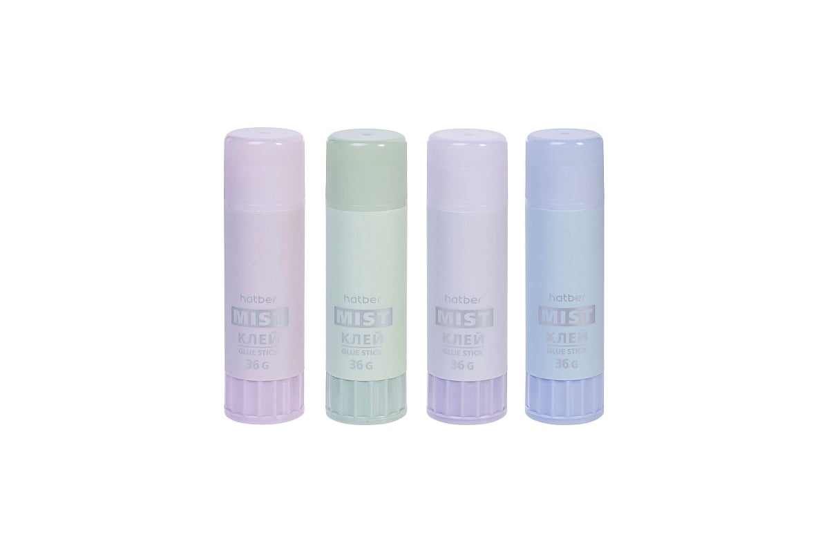 Клей-карандаш Hatber Mist 36 г 12 шт 081213 - выгодная цена, отзывы, характеристики, фото ...