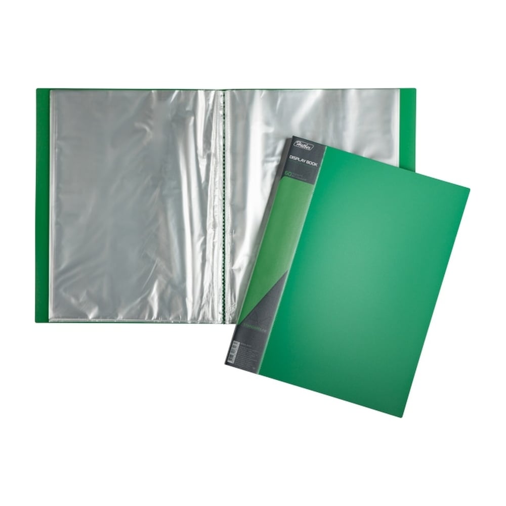 Пластиковая папка Hatber 60 вкладышей А4 корешок 21 мм STANDARD 700 мкм Зеленая, 26шт. 038469 ...