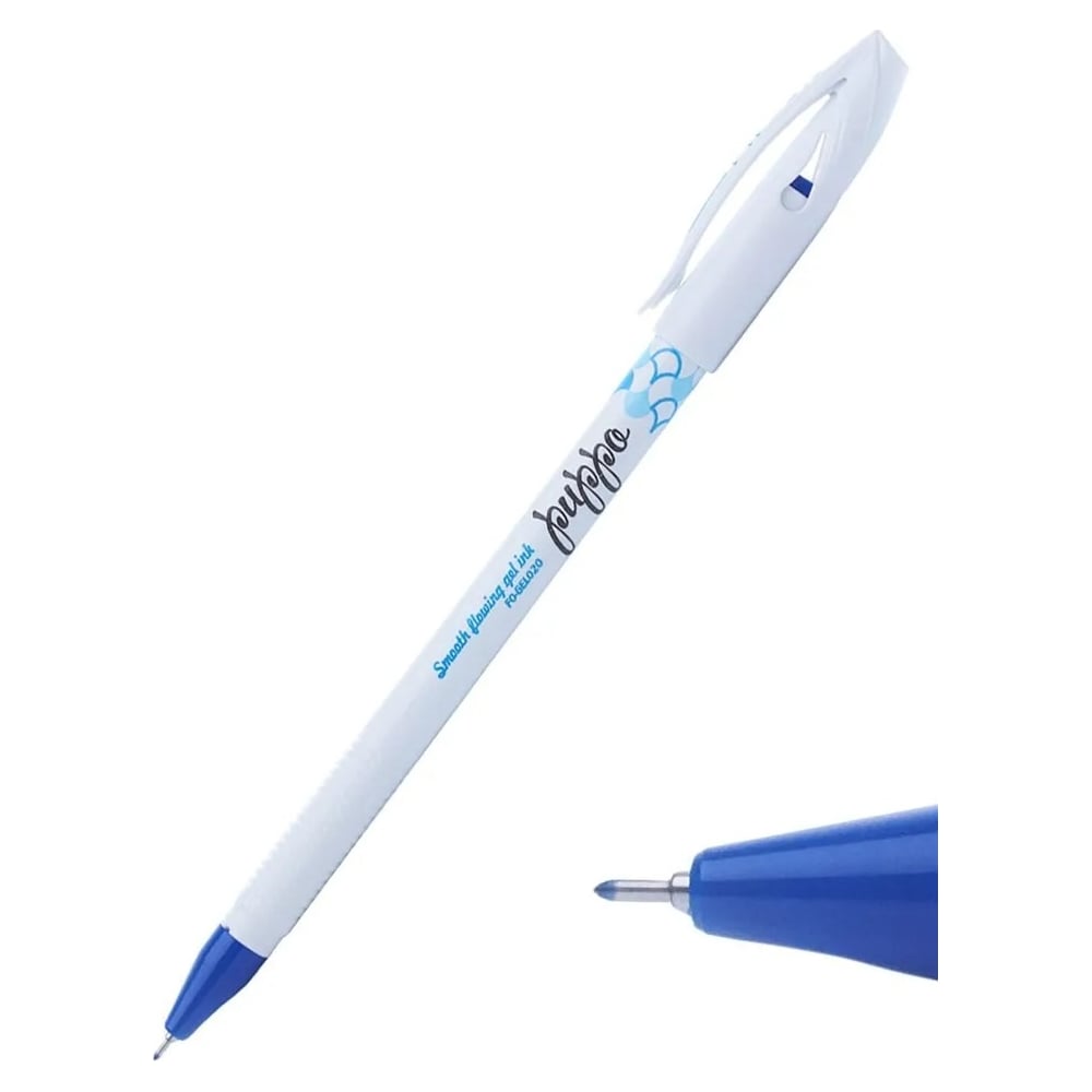 Гелевая ручка Flexoffice puppo синяя, 2 шт FO-GEL020/41-2B - выгодная ...