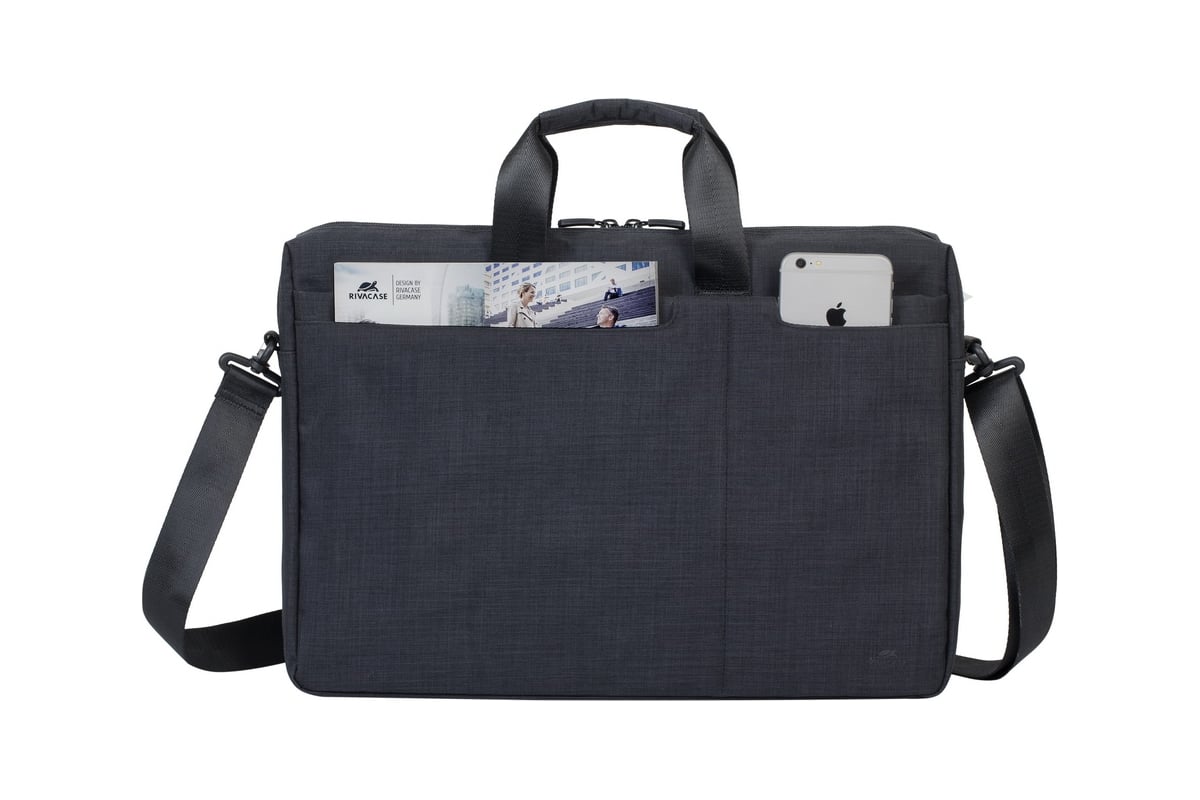 Сумка для ноутбука 17.3" и документов RIVACASE Laptop bag black 8355 ...