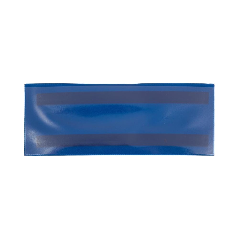 Карман для маркировки ООО Комус магнитный, синий, 210x74 мм ...