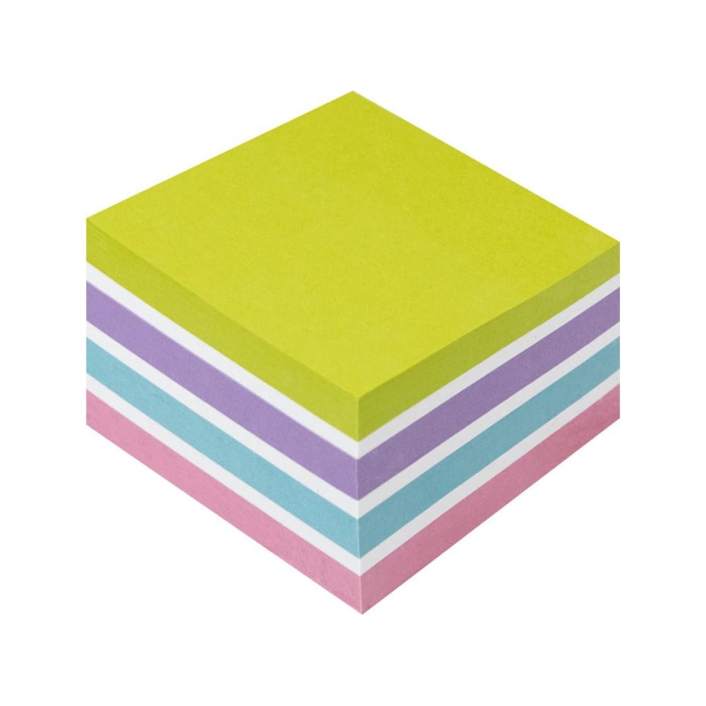 Стикеры Kores cubo пастельный, 75x75 мм, 450 л, 4 цвета 47463 1536756 ...