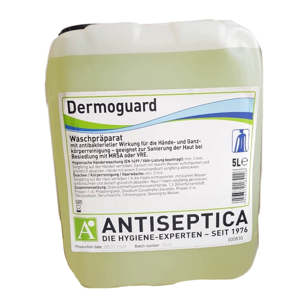 Дезинфицирующий гель для рук Dermoguard Plus 5 литров 6294 - выгодная ...
