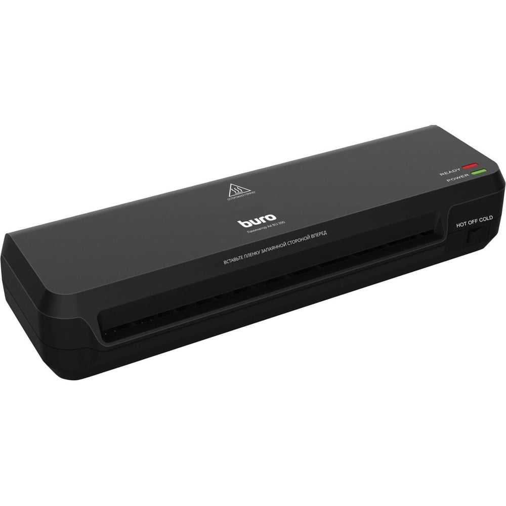 Ламинатор BURO BU-L290 черный, A4, 70-125 мкм, 30 см/мин, 2 вала ...
