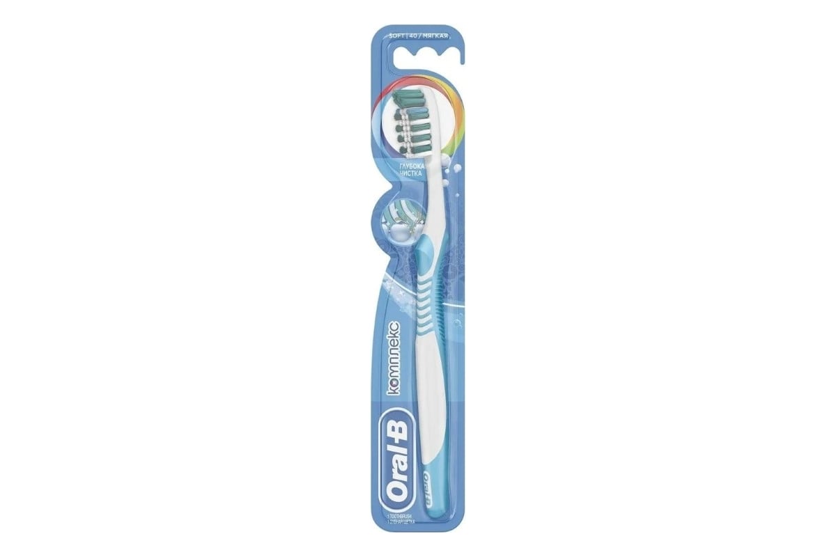 Зубная щетка Oral-B Комплекс Глубокая чистка 40 Medium 0051005059 ...