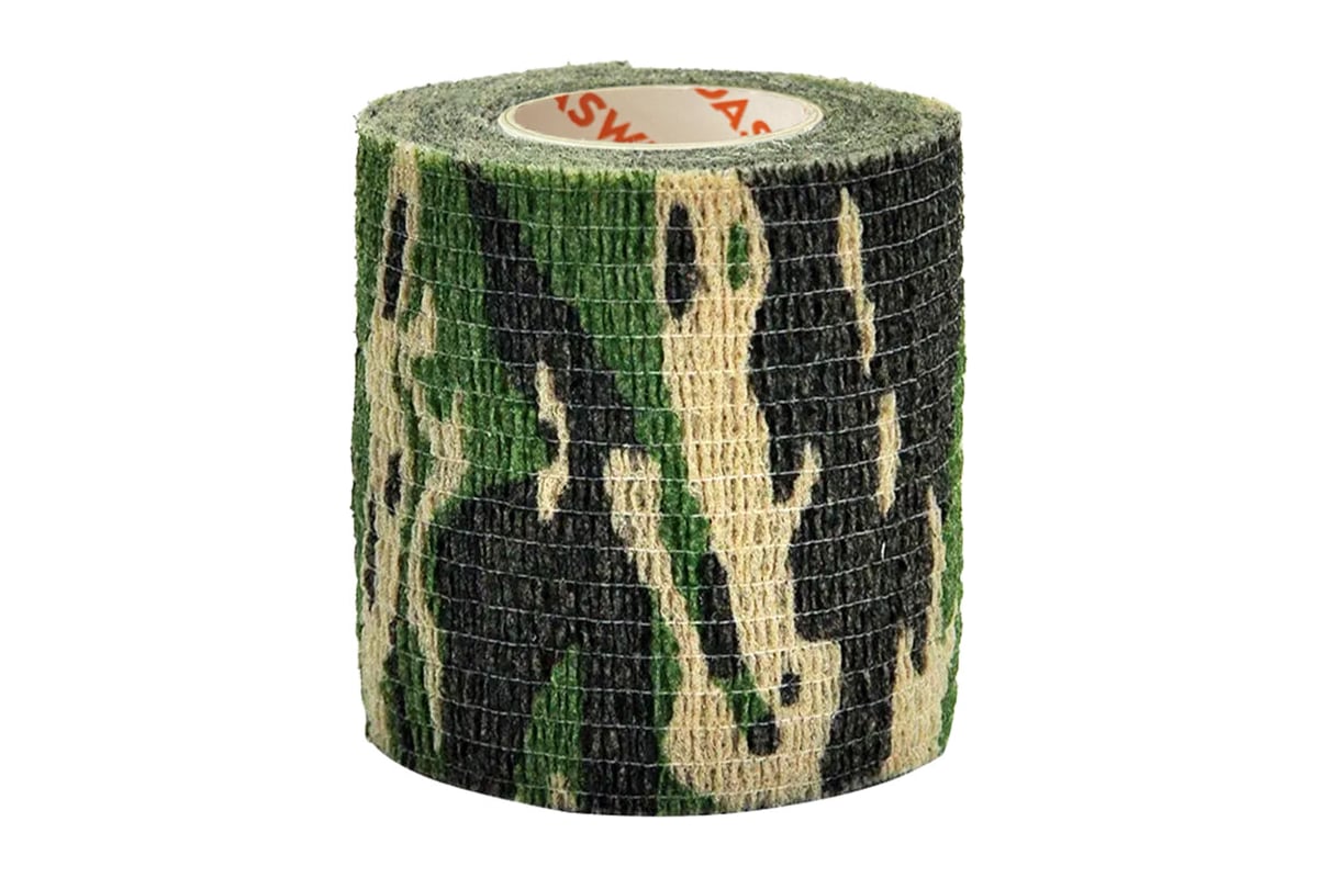 Камуфляжная лента защитная DASWERK эластичная маскировочная когезивная ...