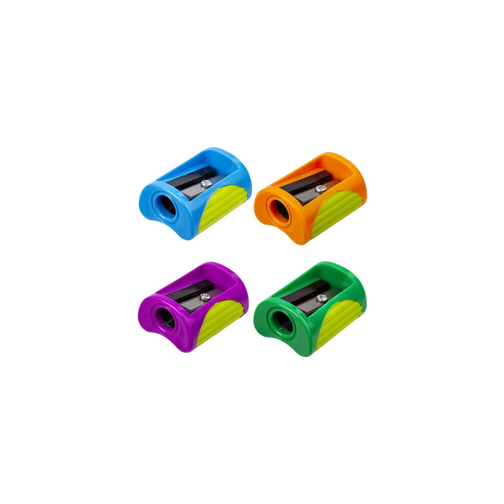 Точилка BRAUBERG Original пластиковая, корпус ассорти 228465 - выгодная ...