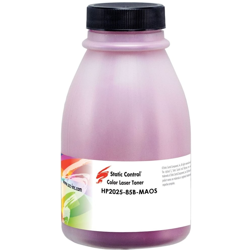 Тонер STATIC CONTROL HP2025-85B-MAOS пурпурный, флакон 85 гр., для ...