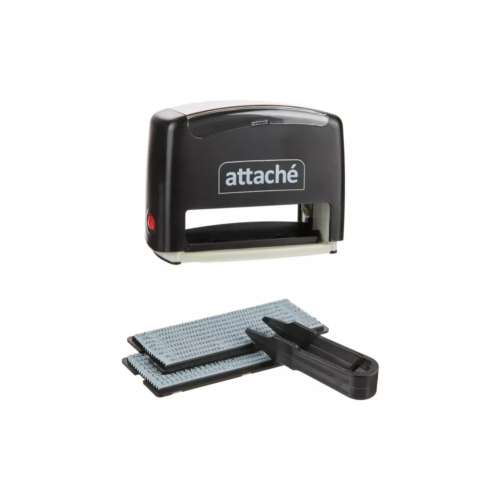 Штамп самонаборный Attache 6/8 страниц 70x32 с рамкой 1766853 - выгодная цена, отзывы ...