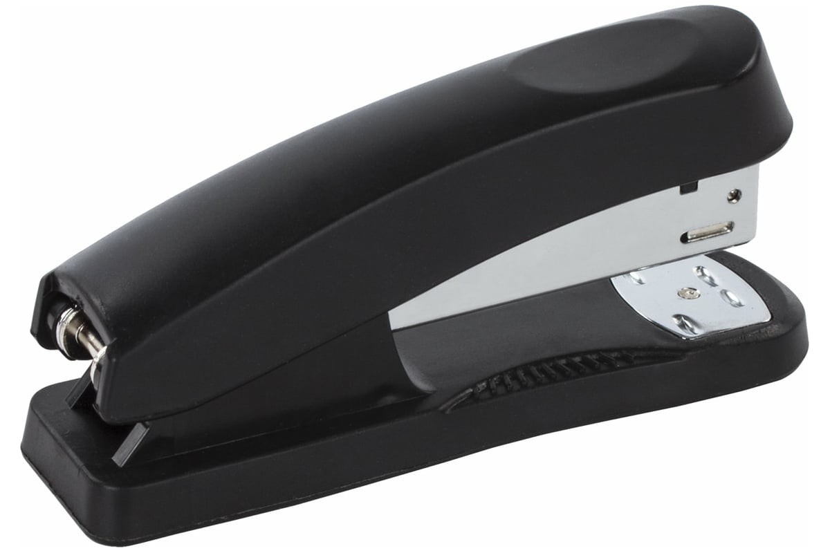 Степлер №24/6, 26/6 BRAUBERG Standard+, до 30 листов, черный, 228608 ...