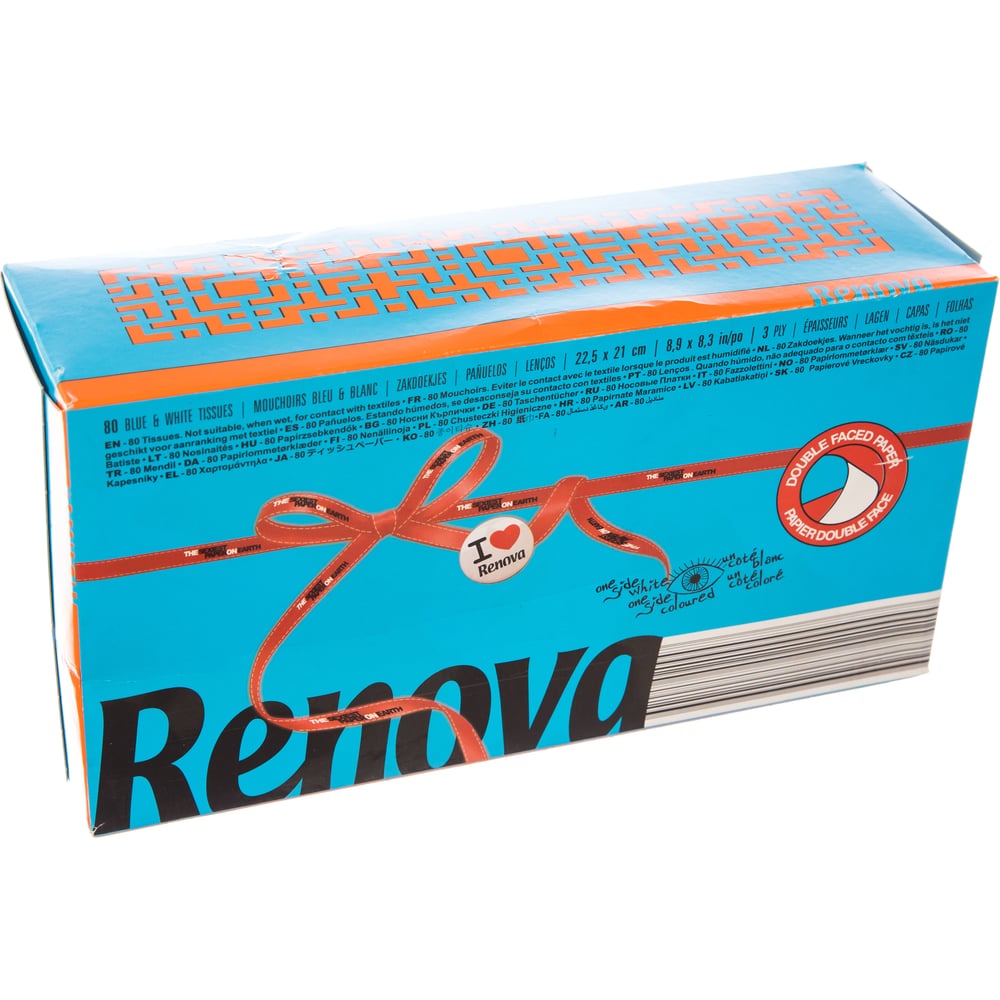 Бумажные салфетки Renova MAXI Blue, 80 листов 5601028020947 - выгодная ...