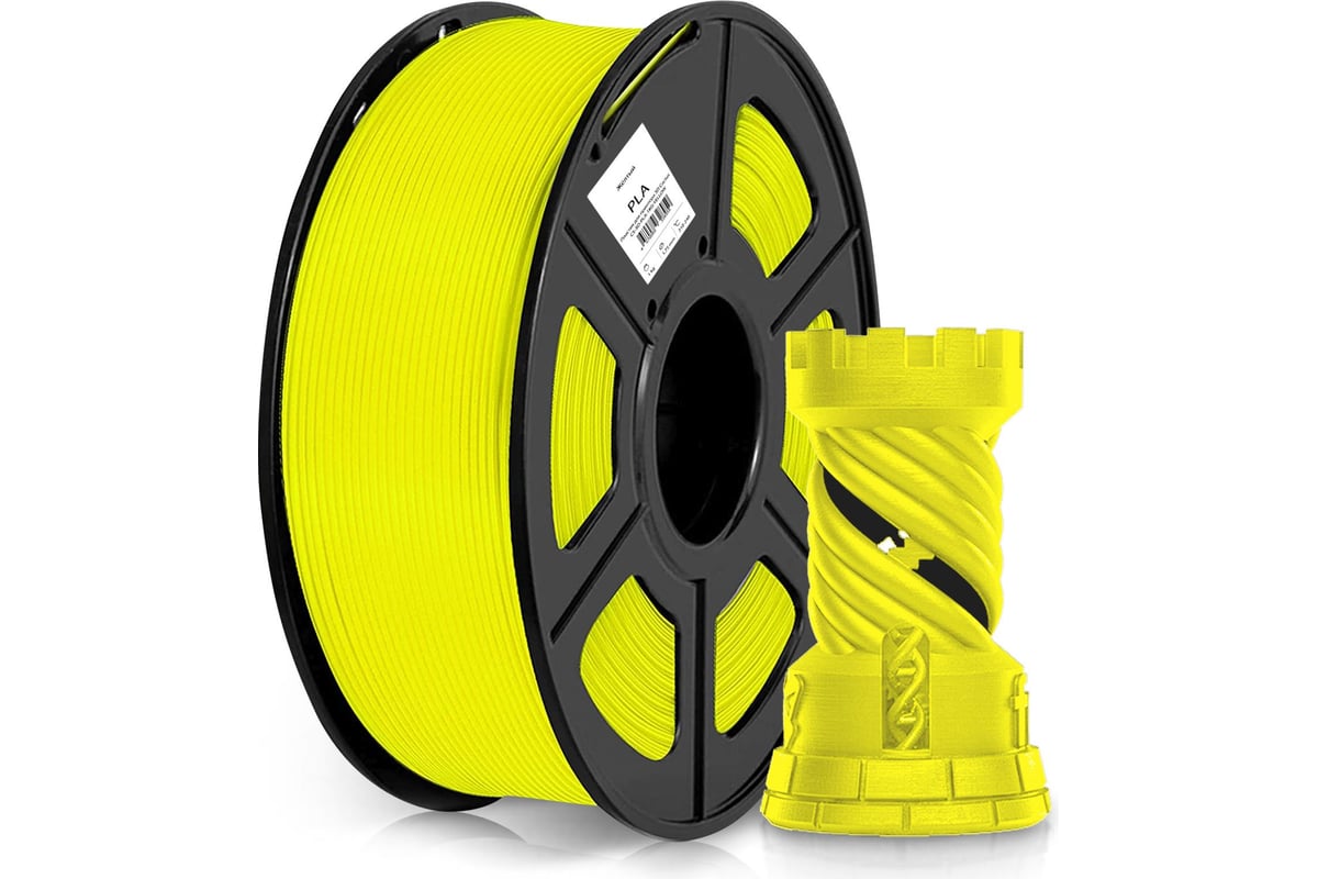 Пластик для принтера 3D Cactus CS-3D-PLA-1KG-YELLOW PLA d1.75мм 1кг 1цв ...