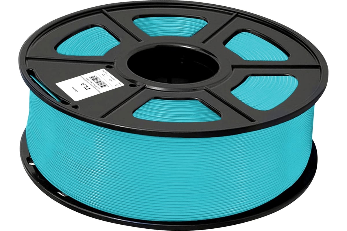 Пластик для принтера 3D Cactus CS-3D-PLA-1KG-CYAN PLA d1.75мм 1кг 1цв ...