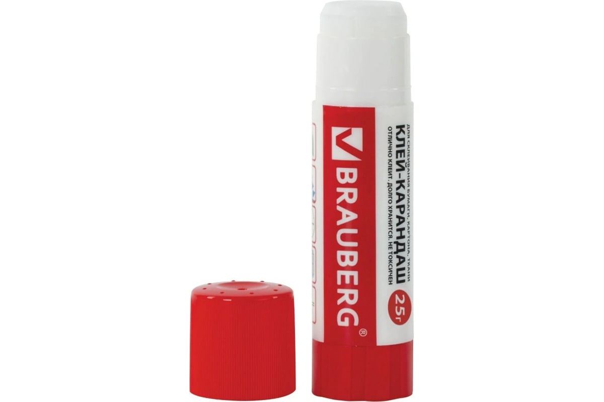Клей-карандаш BRAUBERG 25 г 220871 - выгодная цена, отзывы ...