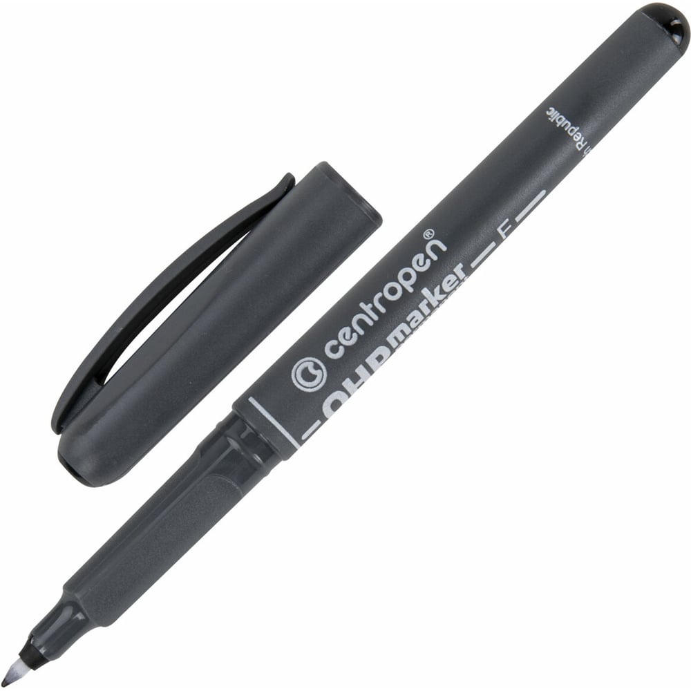 Маркер перманентный для любой гладкой поверхности ОФИСМАГ ЧЕРНЫЙ ...