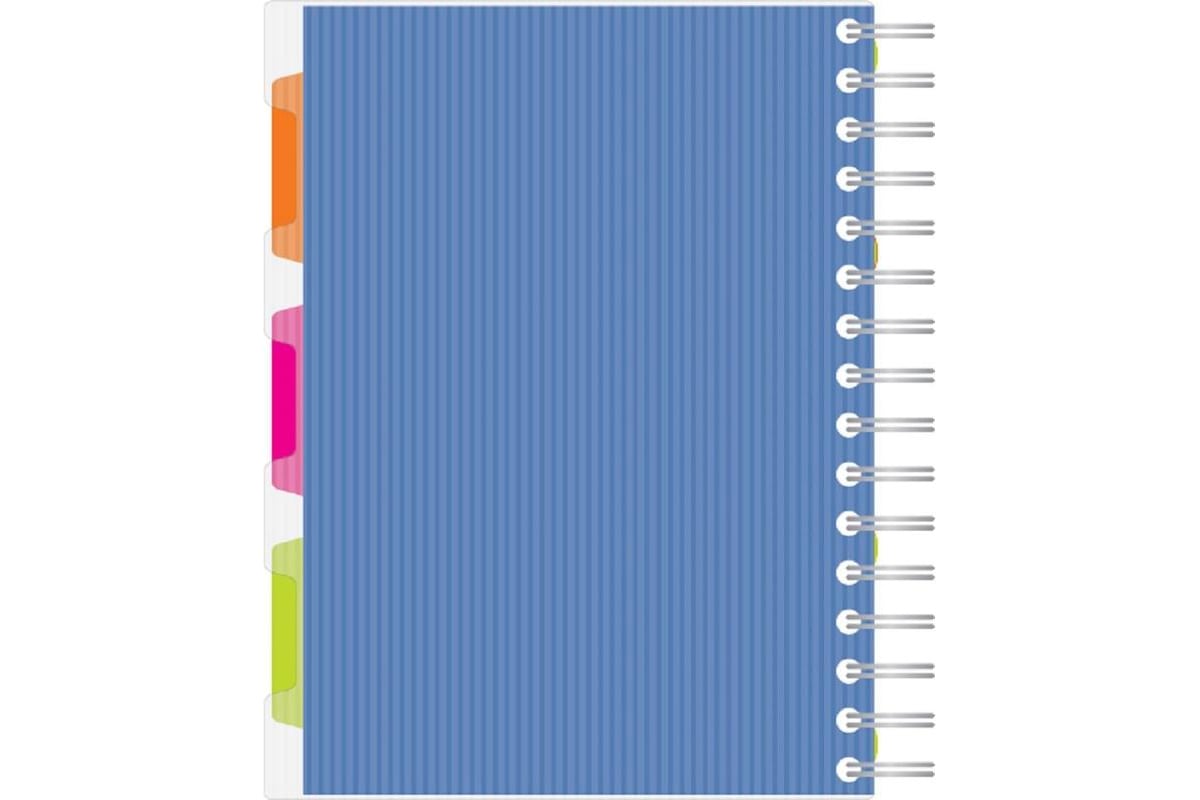 Бизнес-тетрадь Attache Selection SPIRAL BOOK 140 листов, клетка, А5, синяя, евроспираль ...