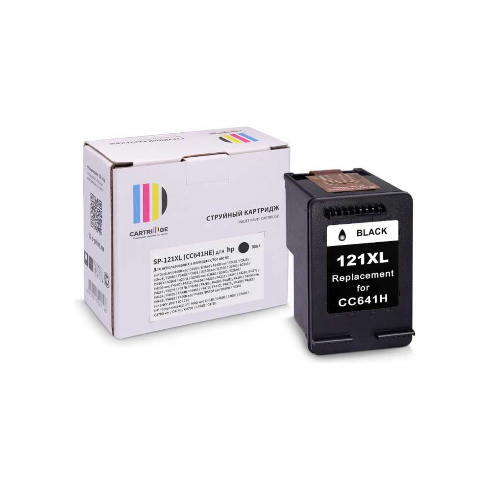 Картридж SP 121XL (CC641HE) для HP черный Solution print 346117 ...