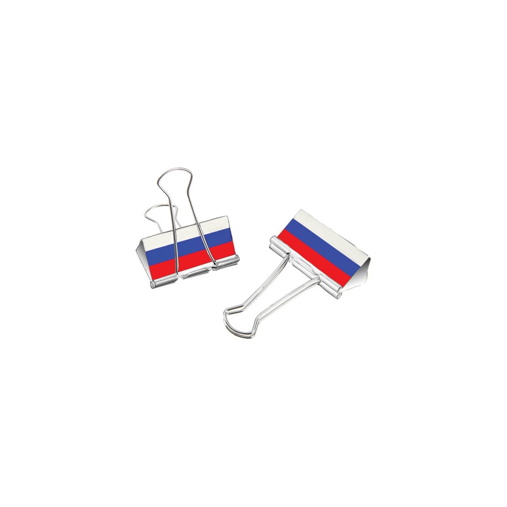 Зажимы STAFF ТРИКОЛОР для бумаг, комплект 12 шт, 25 мм, на 100 листов ...