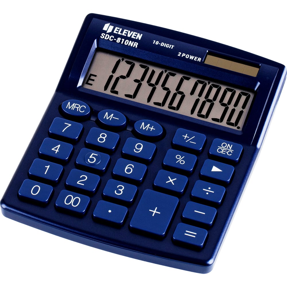 Калькулятор настольный Eleven SDC-810NR-NV, 10 разрядов, двойное ...