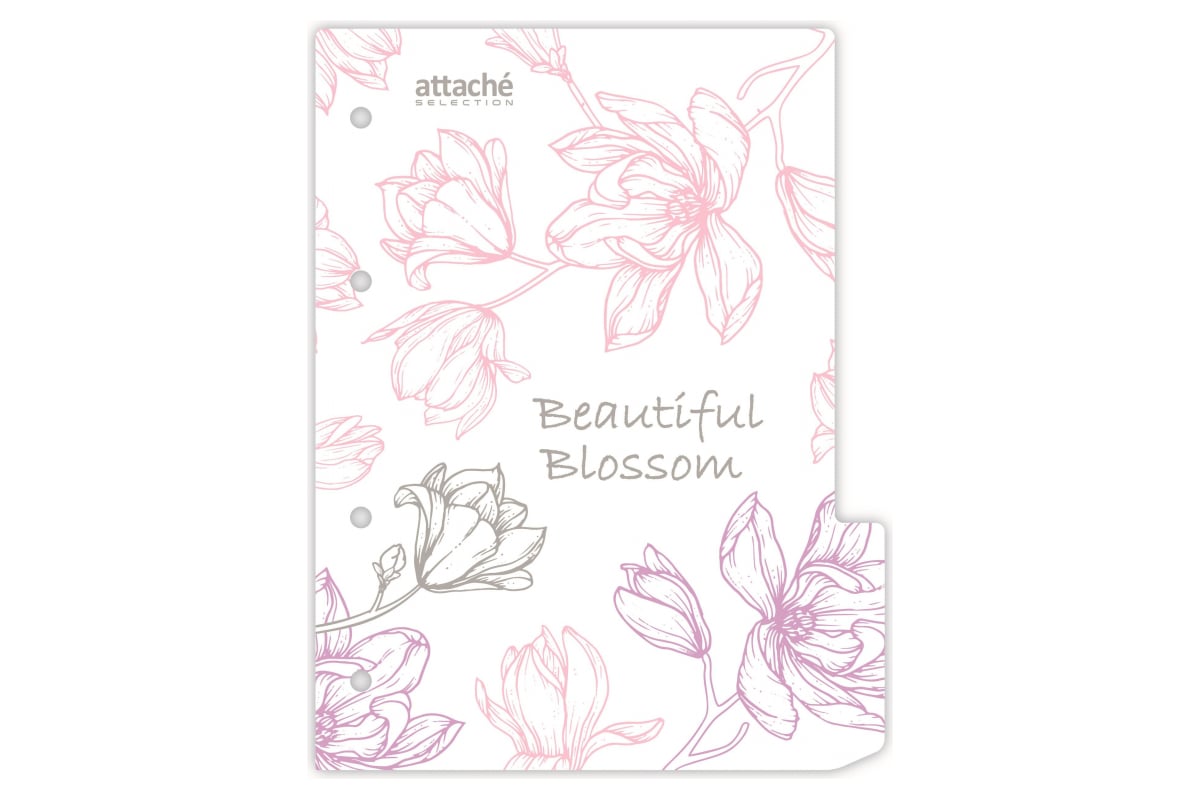 Пластиковый разделитель Attache Selection А5 Flower dreams, 3шт/уп, ассорти 1057241 - выгодная ...