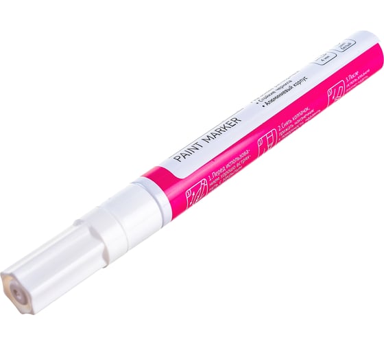 Лаковый маркер 12 шт в упаковке Attache пеинт 4 мм белый 633901 - выгодная цена, отзывы ...