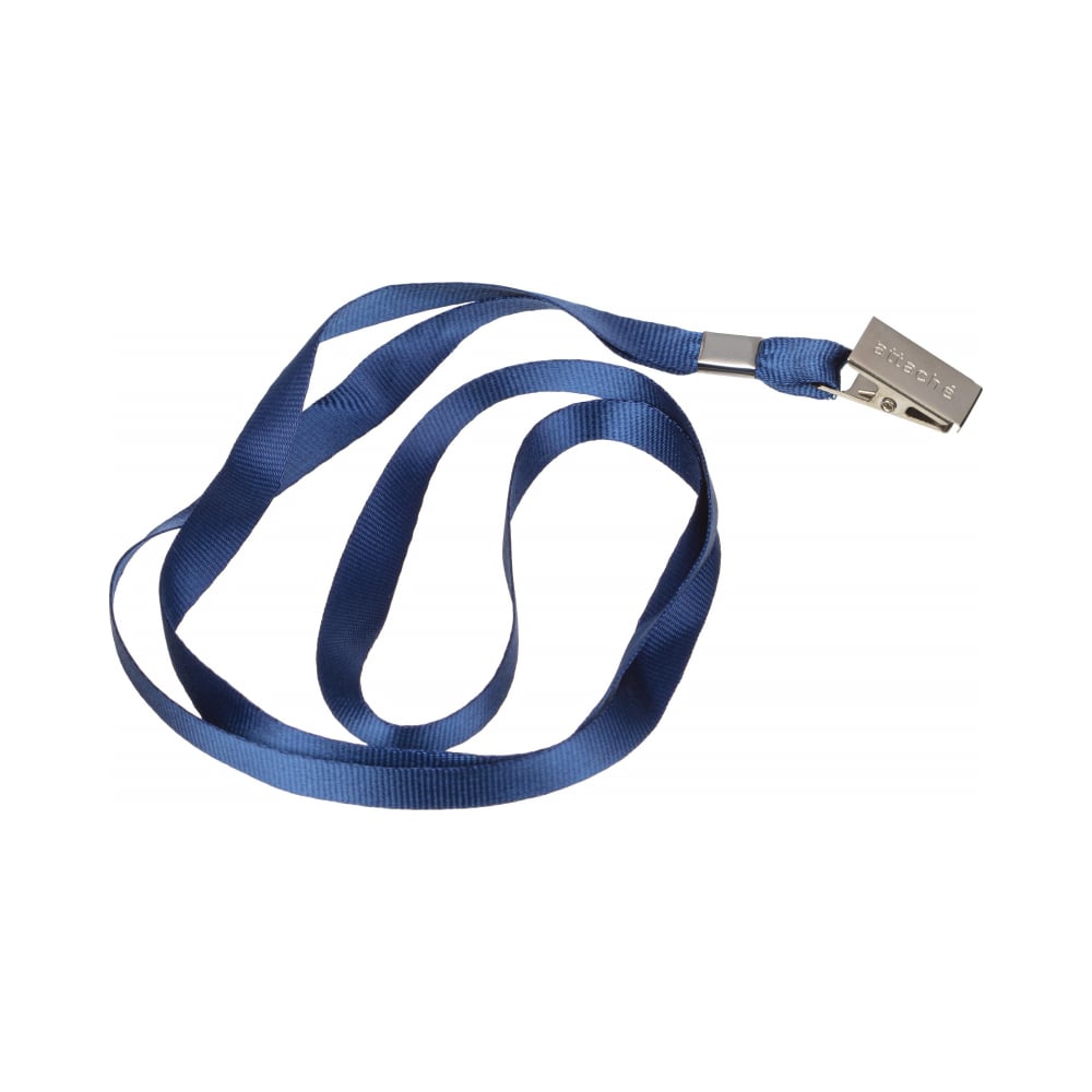 Держатель для бейджа с клипом Attache K-1081 синий, 5 шт/уп 1029475 ...