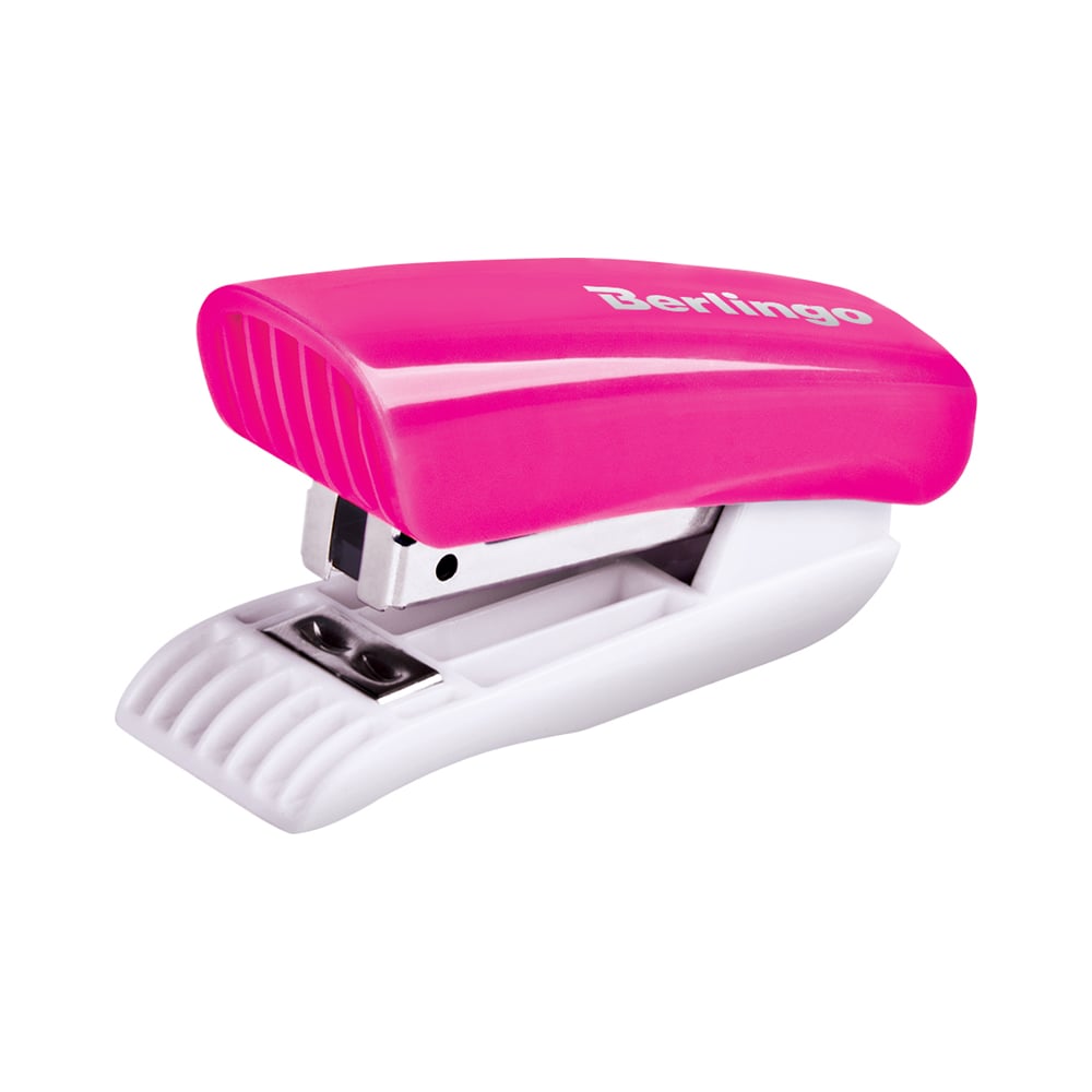 Мини-степлер BERLINGO Blitz №24/6, 26/6 до 15 листов, пластиковый ...