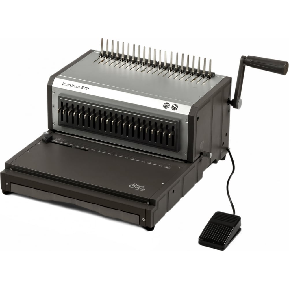 Электрический брошюровщик ProfiOffice Bindstream E25+, пластиковый переплет 450 листов 79024 ...