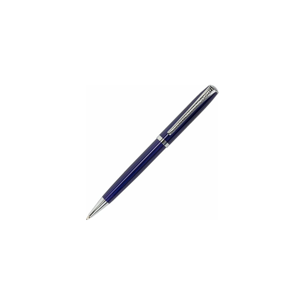 Шариковая ручка BRAUBERG Cayman Blue бизнес-класс, корпус синий, узел 1 ...