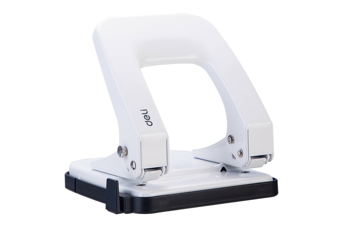 Дырокол DELI E0138 максимум 35 листов металл ассорти 2 отверстия с ...