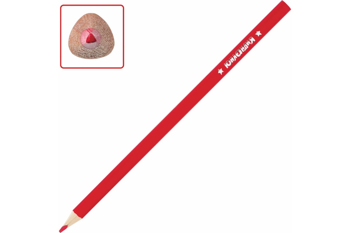 Цветные карандаши ЮНЛАНДИЯ СЛАДКИЕ ИСТОРИИ 6 цветов трехгранные ...