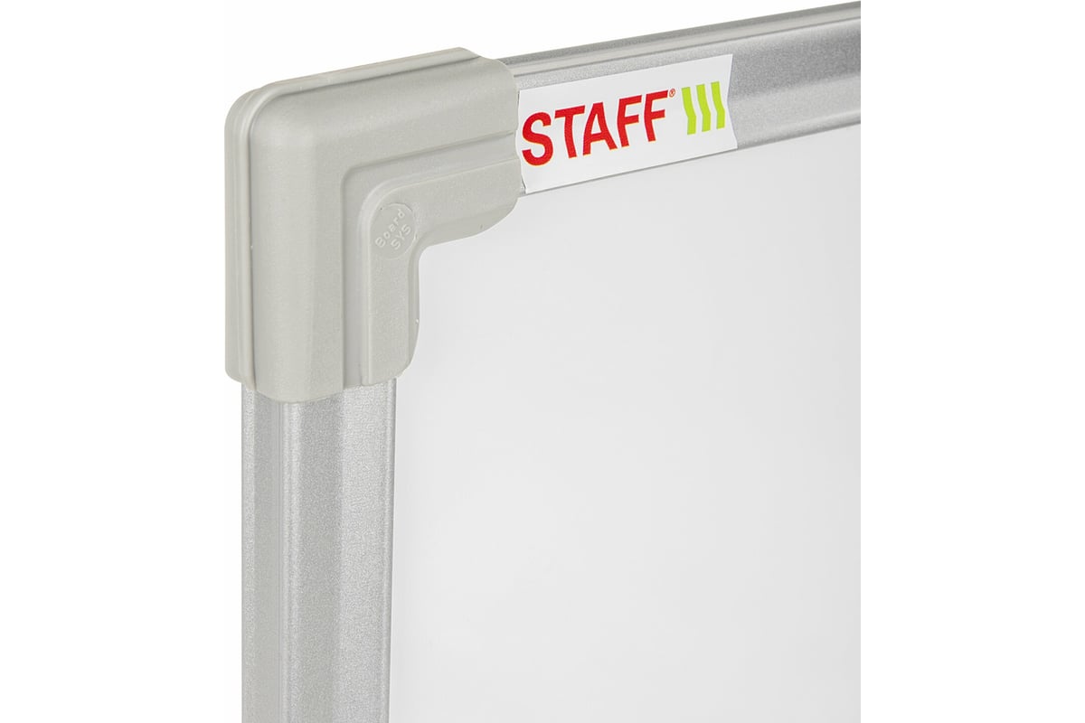 Магнитно-маркерная доска Staff 90x120 см, металлическая рамка, ECO ...
