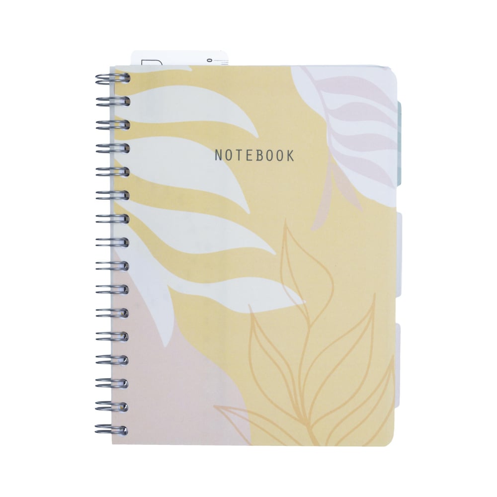 Бизнес-тетрадь Attache Selection Flora 2, 120 листов, клетка, А5, пластиковая обложка ...